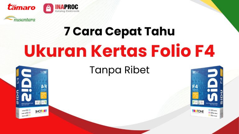 Ukuran Kertas Folio F4: 7 Cara Cepat Tahu Ukuran Pasti